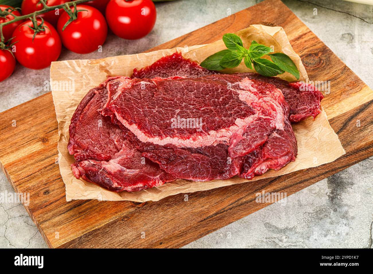 Raw beef cheeks cut meat for cooking Stock Photo - Alamy