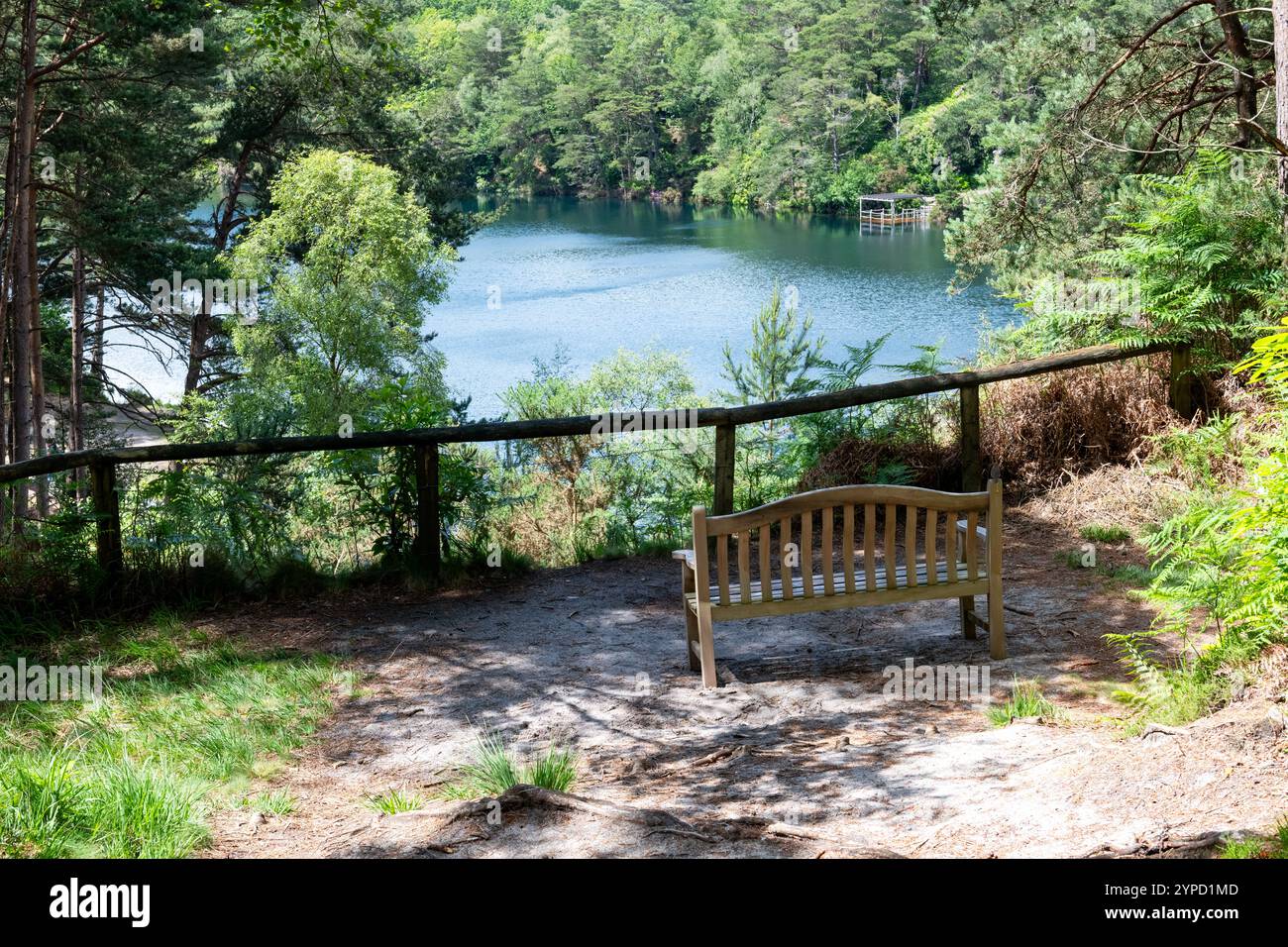 Photo of the Blue Pool in Dorset Stock Photo - Alamy