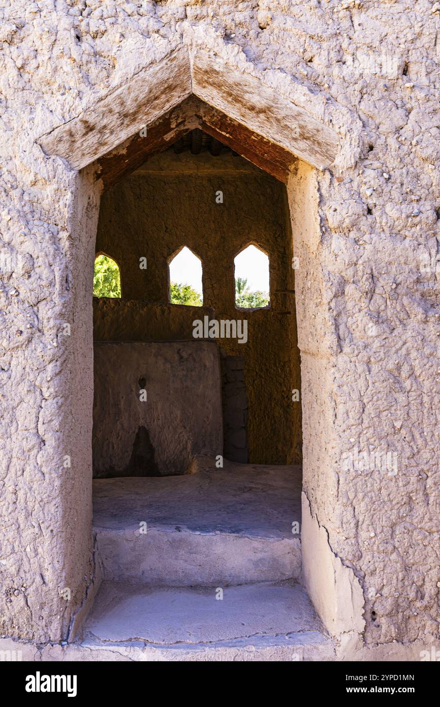 Open entrance to a small building with a view, in the largest preserved ...