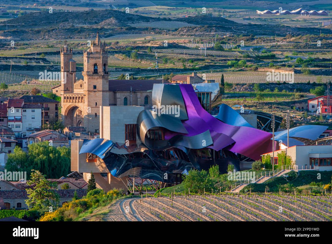 Spain Basque Provinces Rioja with La Guardia Marques de Riscal wine ...