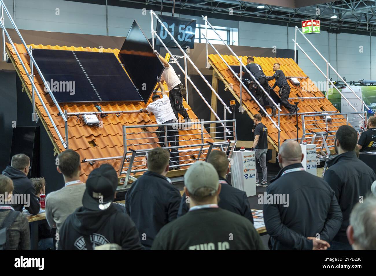 Presentation of the rapid installation of a solar system on a ...