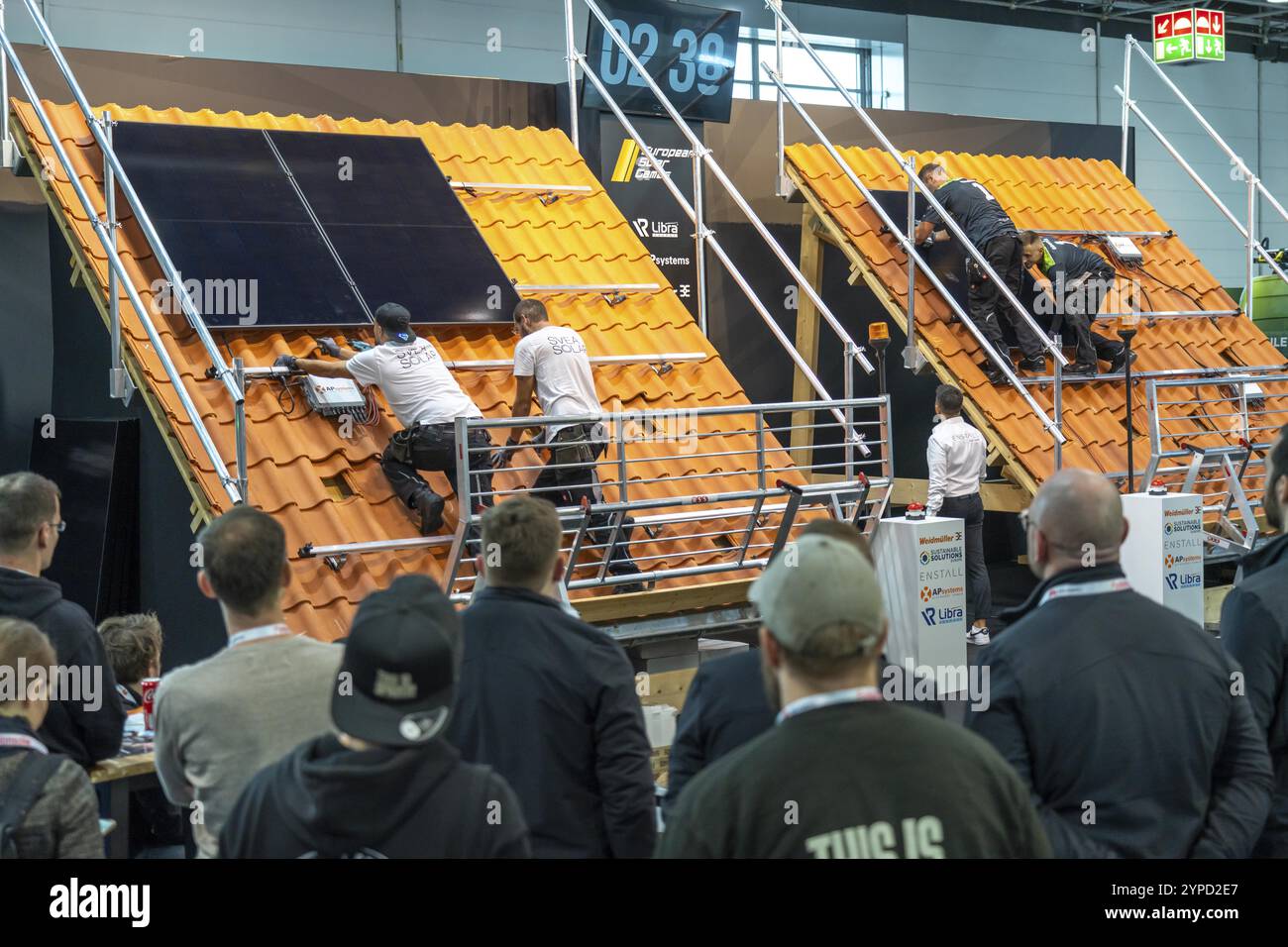 Presentation of the rapid installation of a solar system on a ...