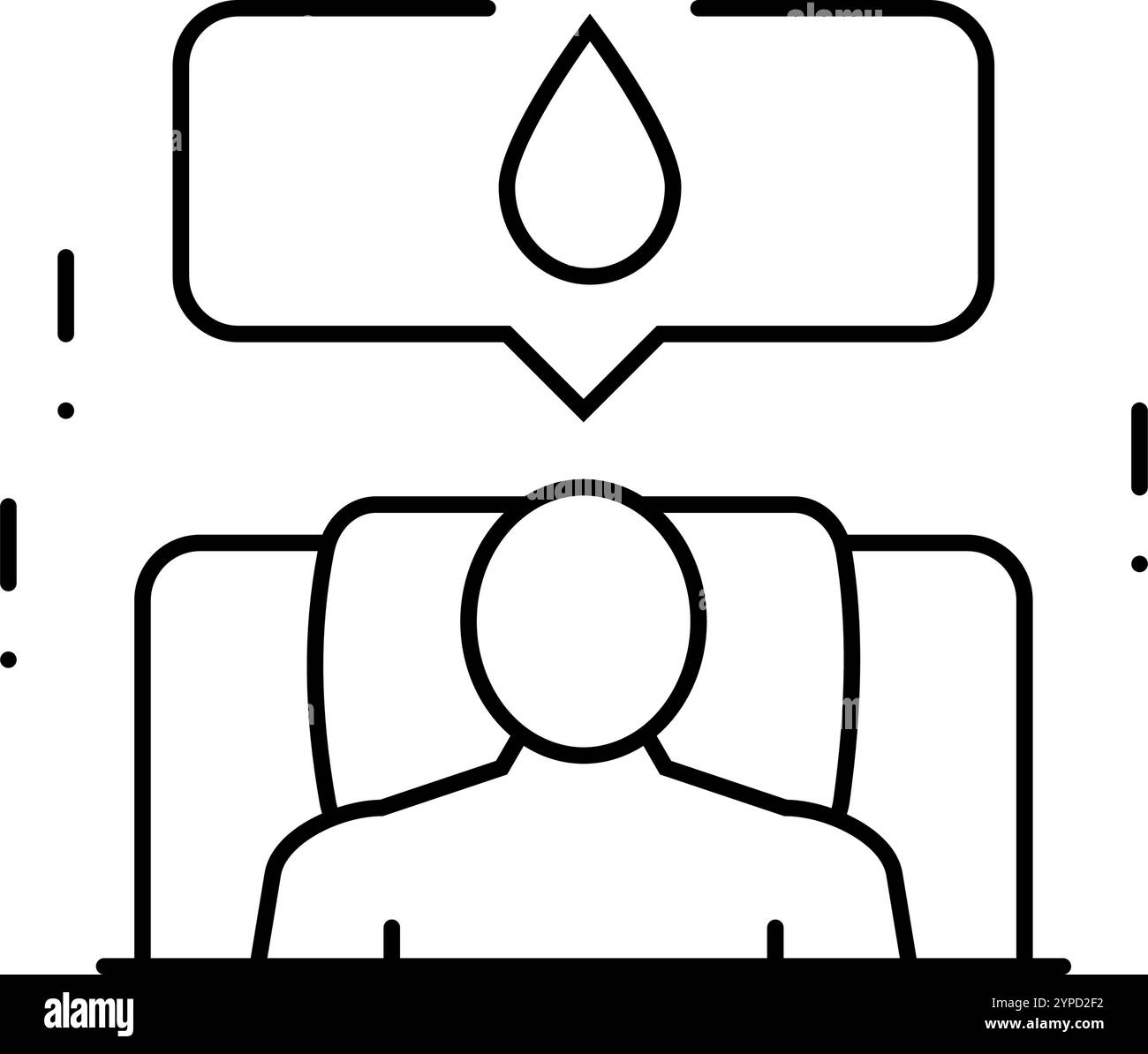 nocturia urology line icon vector illustration Stock Vector Image & Art ...