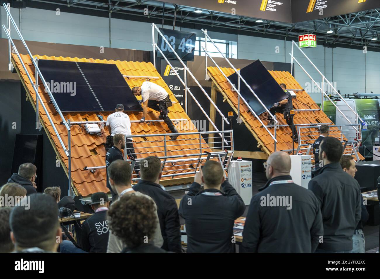 Presentation of the rapid installation of a solar system on a ...