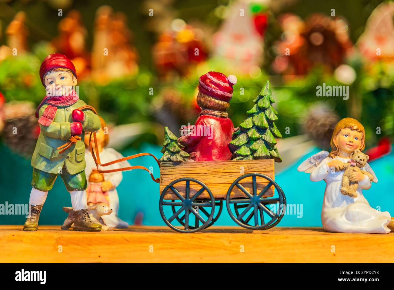 Strasbourg, France. Marche de Noel decorations, most famous Christmas ...