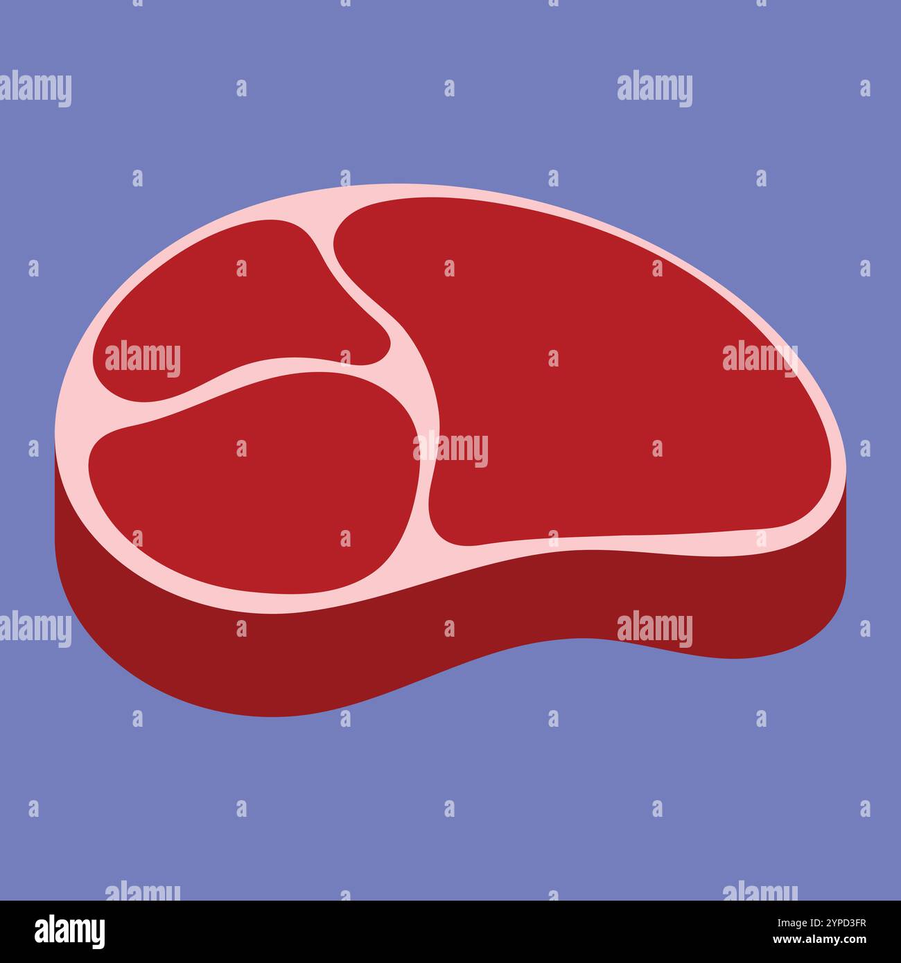 Meat icon vector. beef Meat steak illustration. meat vector ...