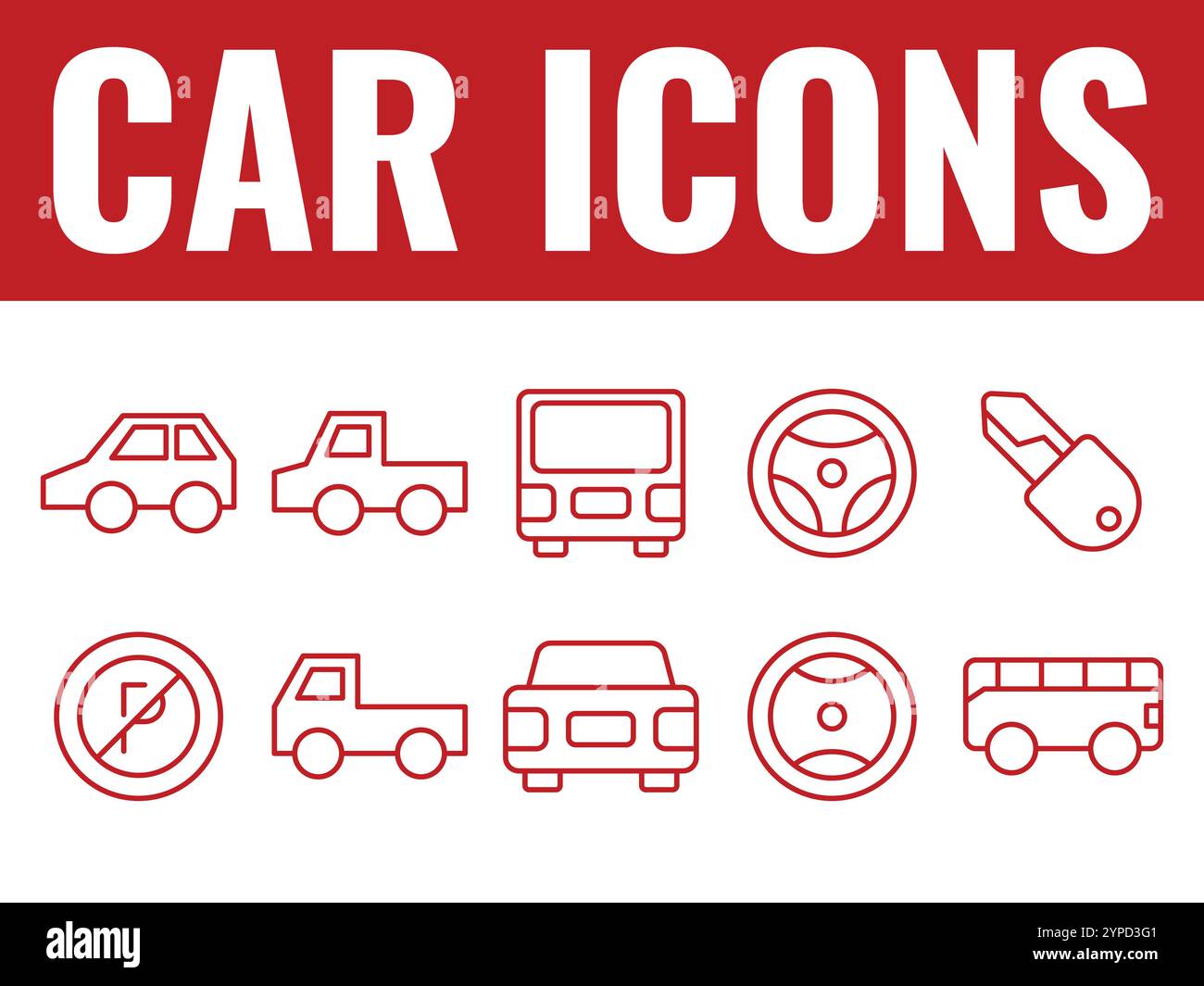 Car Transport icons set vector. car vehicle icons. transportation icon ...