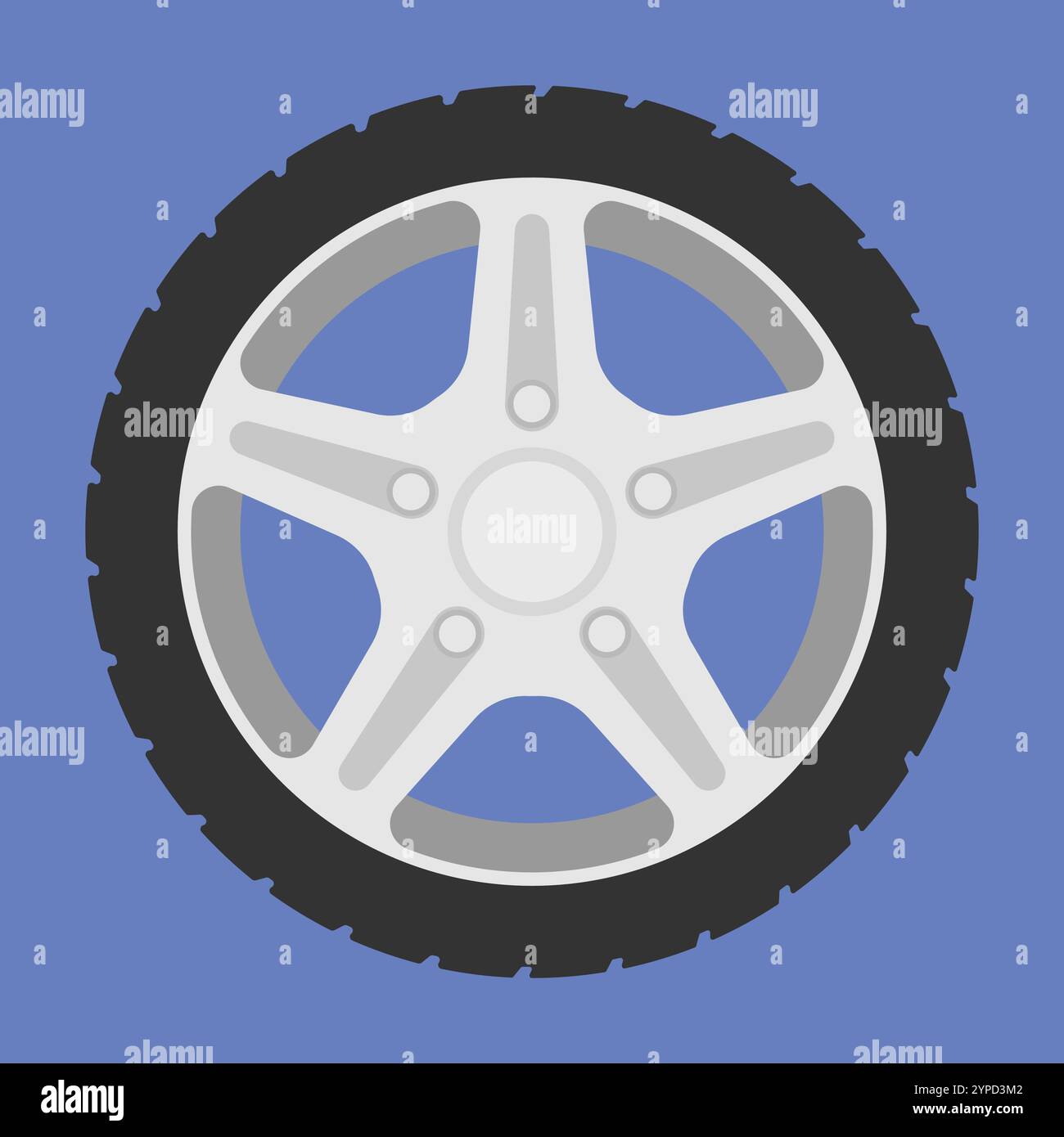 Car Tyre Wheel icon vector. vehicle rubber tyre illustration vector ...