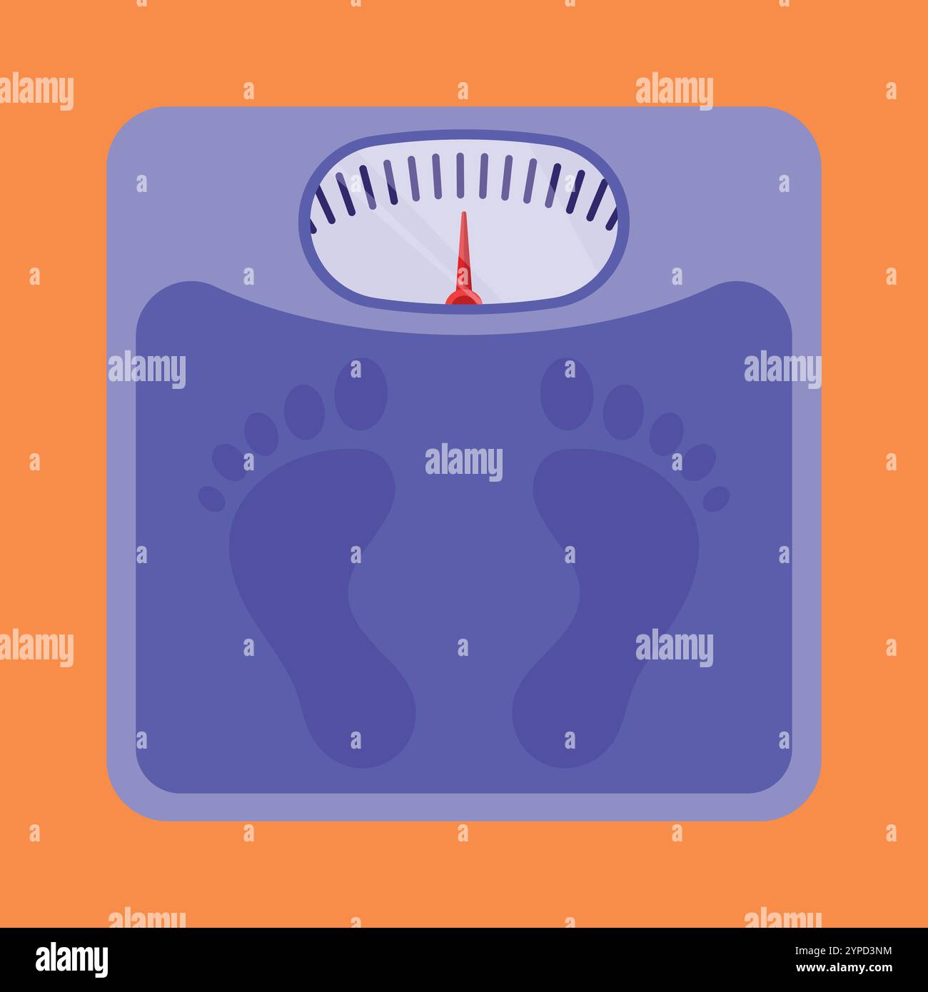 Weight Machine vector icon. Weight measurement scale illustration ...