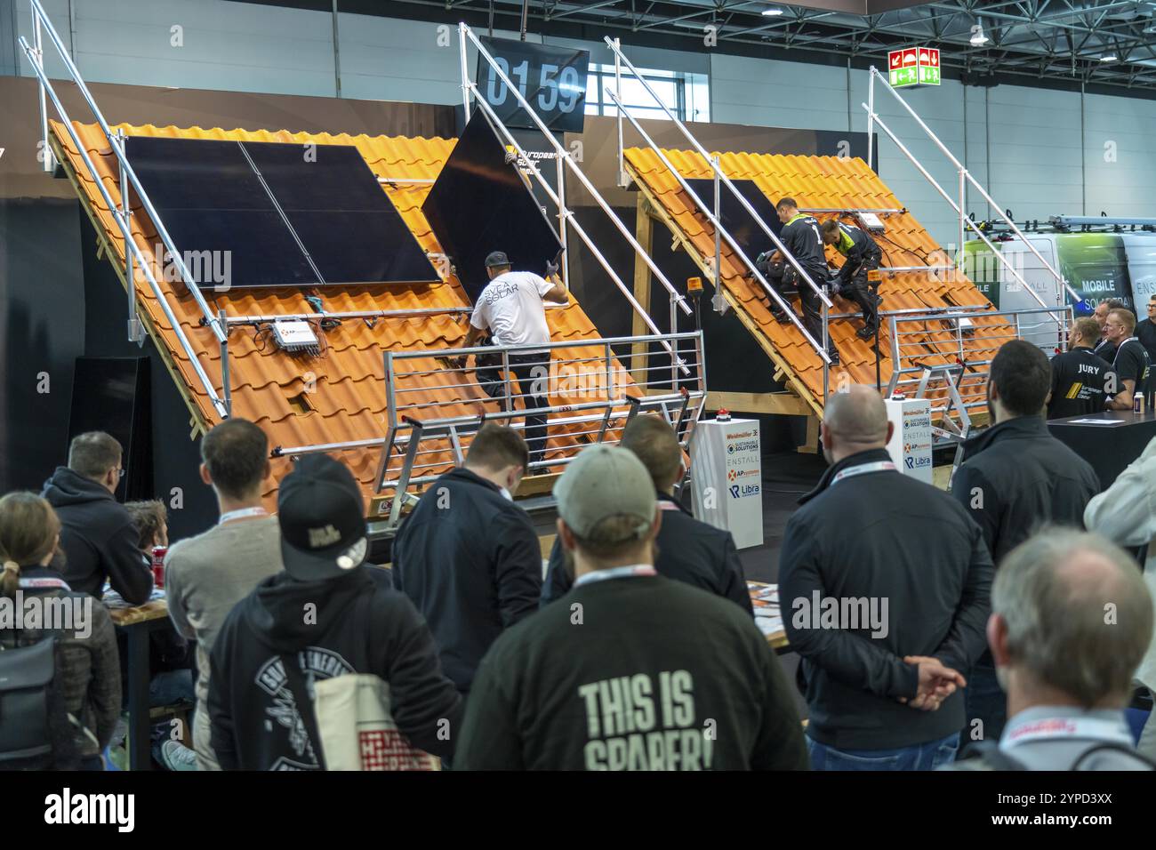 Presentation of the rapid installation of a solar system on a ...