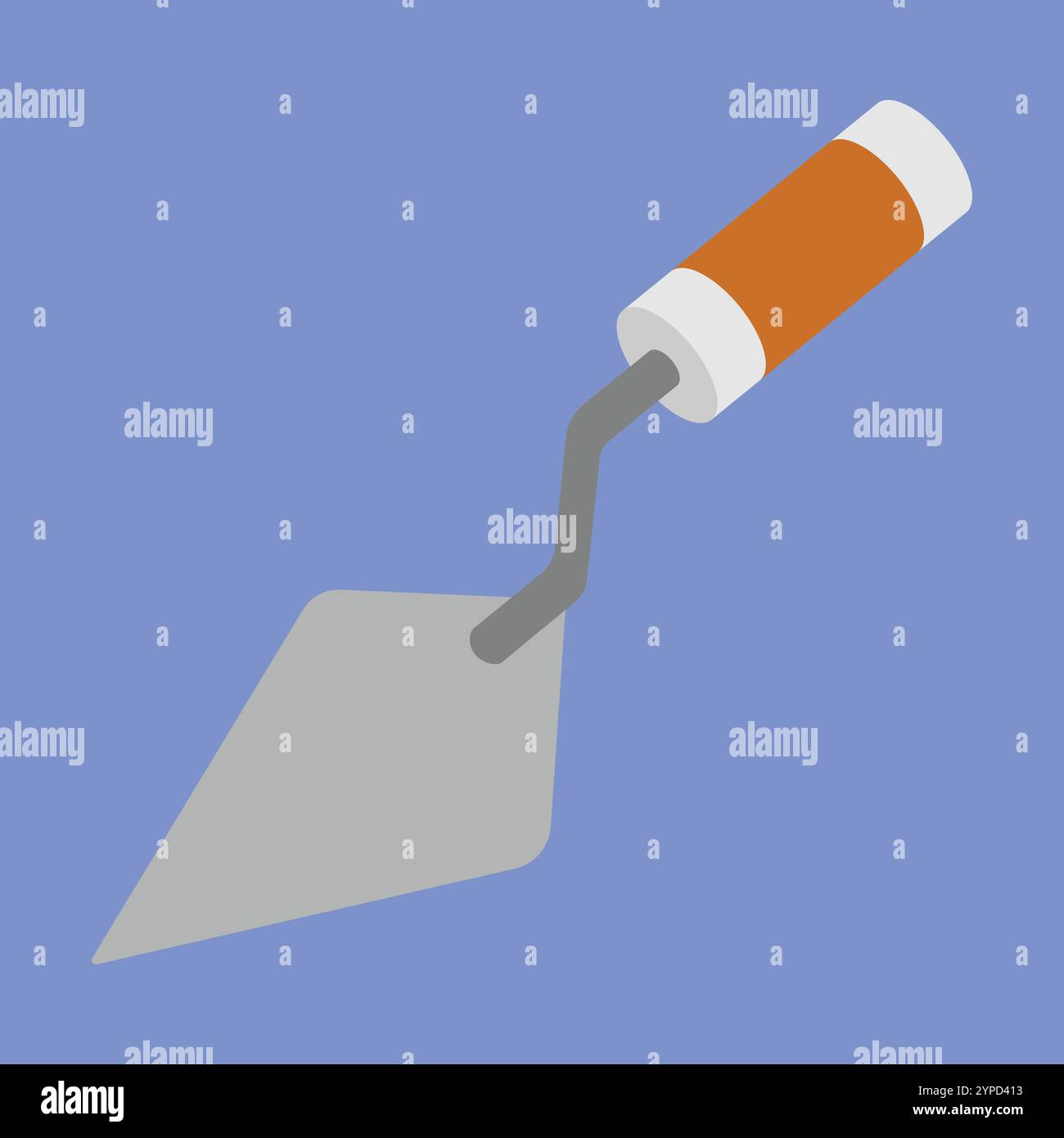 Hand holding plaster spatula Stock Vector Images - Alamy