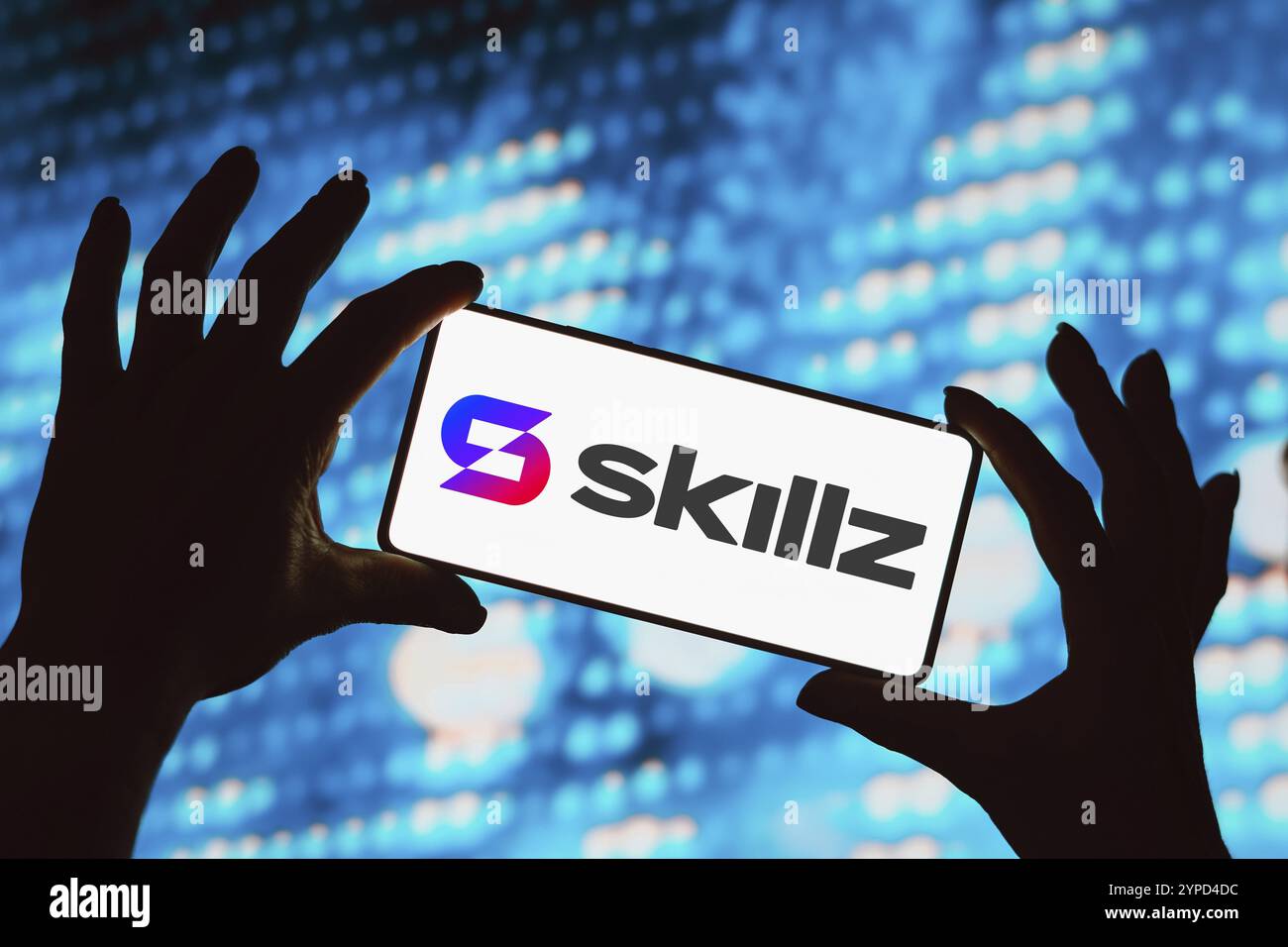 May 13, 2024, Brazil. In this photo illustration, the Skillz Inc. logo ...