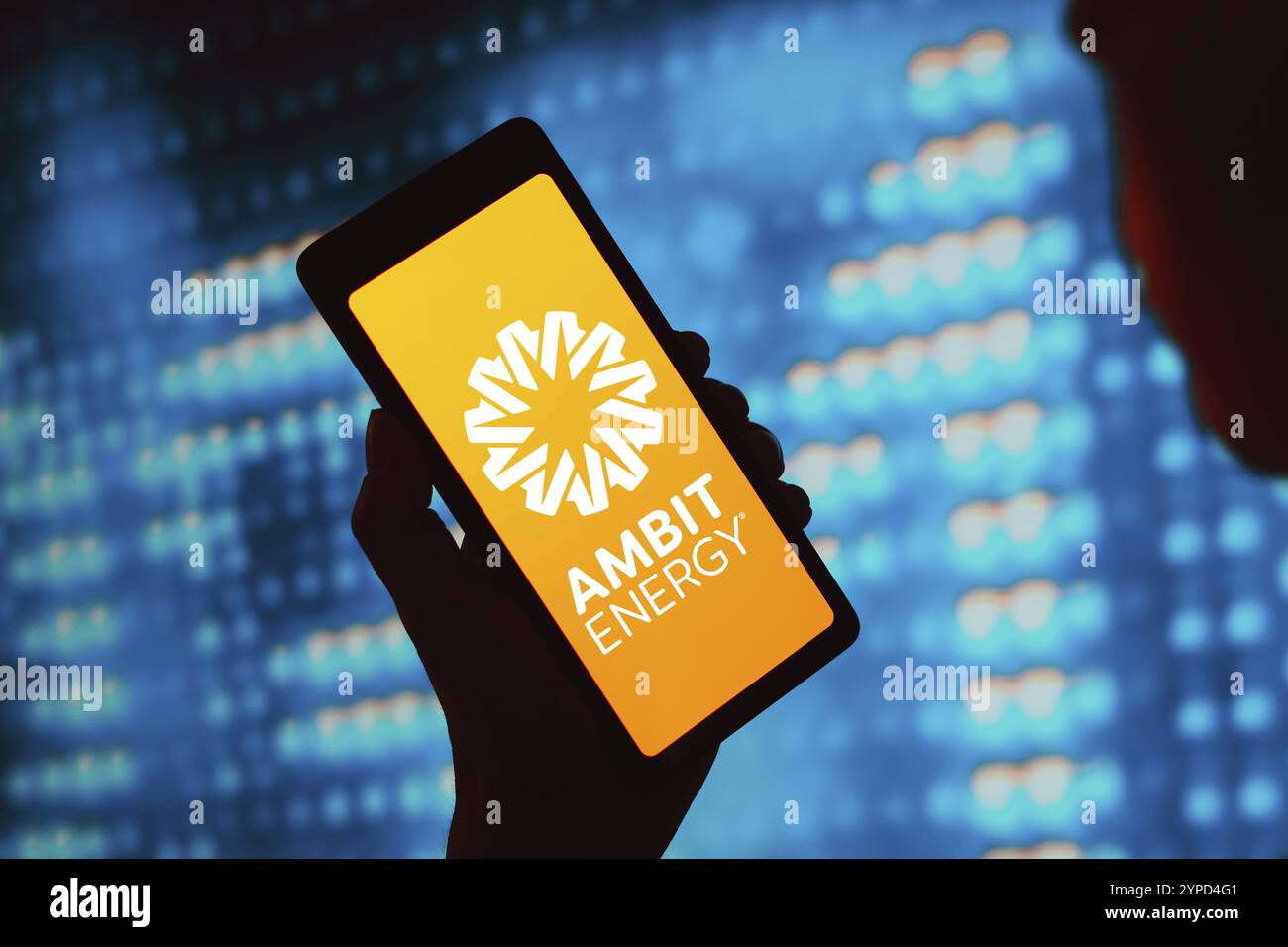 February 27, 2024, Brazil. In this photo illustration, the Ambit Energy ...