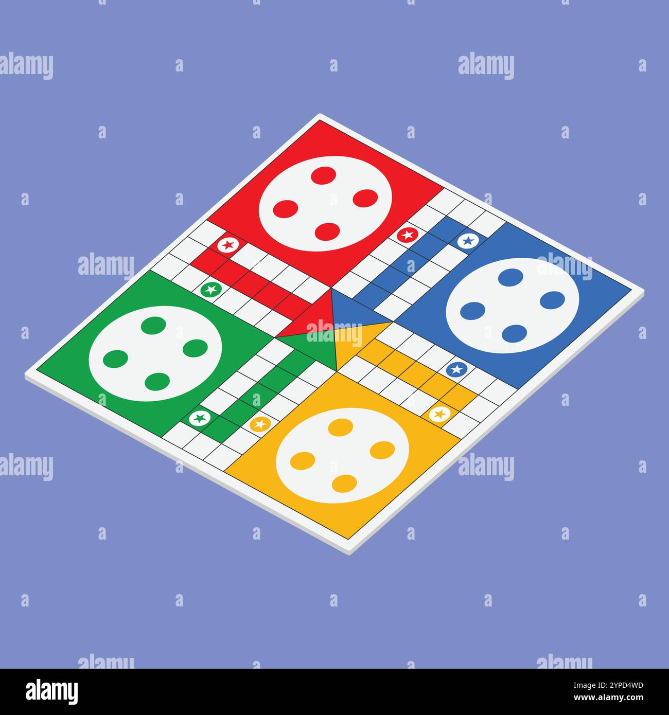 Ludo board game. Ludo game board design.Classic family board game ...