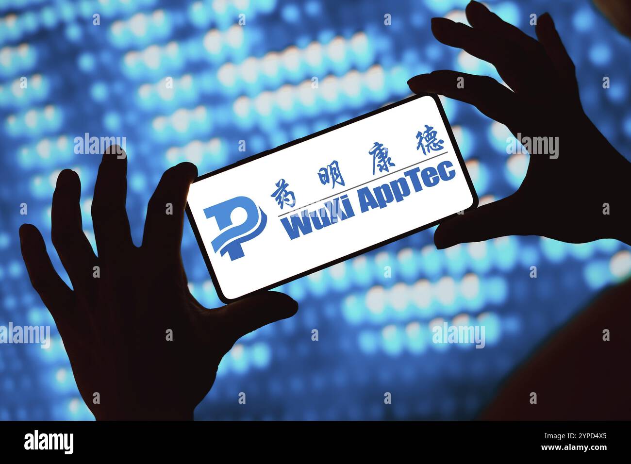 April 1, 2024, Brazil. In this photo illustration, the WuXi AppTec logo ...