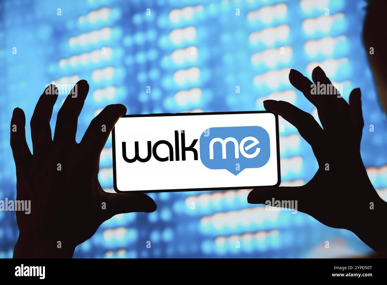 April 15, 2024, Brazil. In this photo illustration, the WalkMe logo is displayed on a smartphone ...