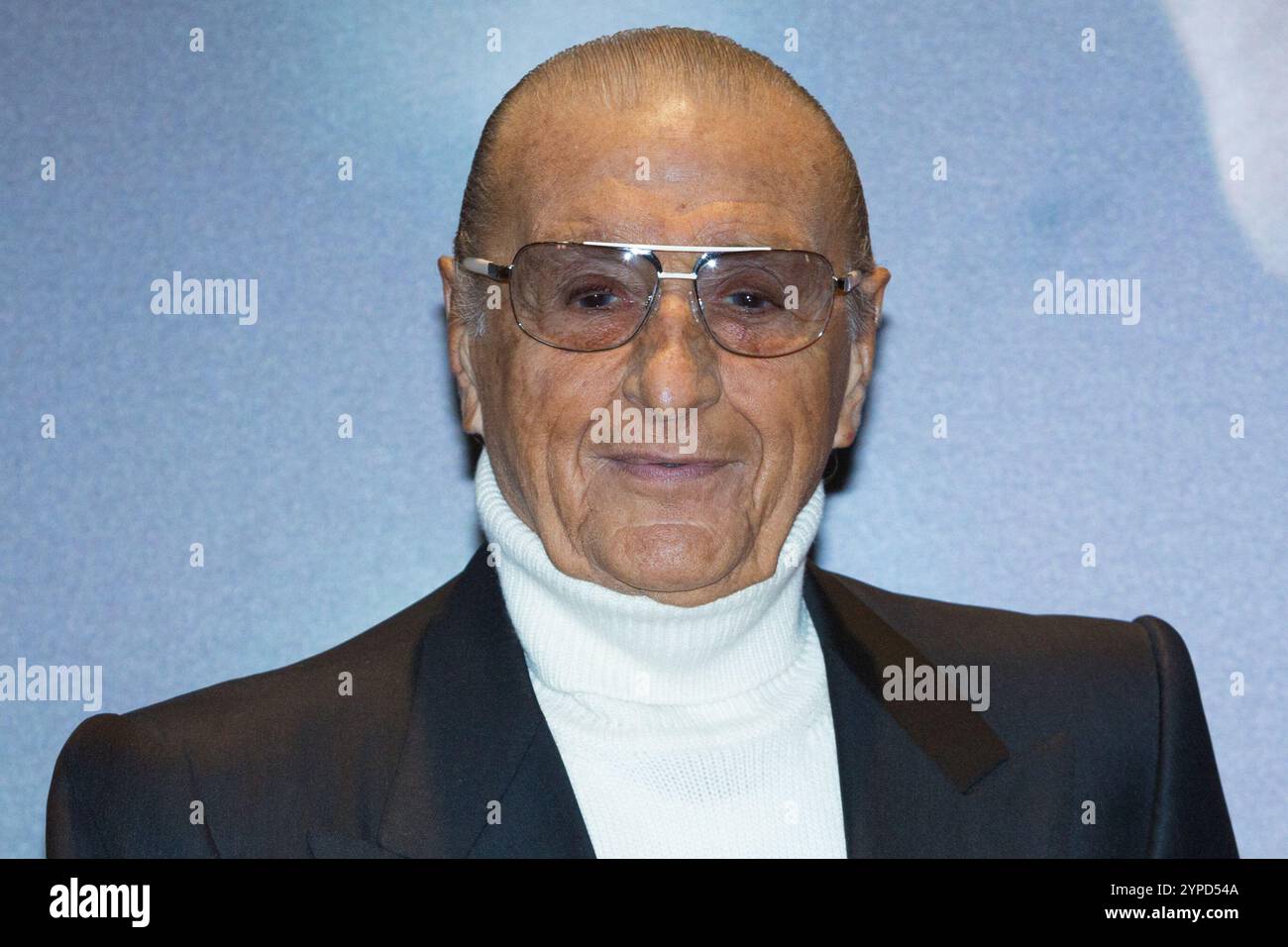 Turin, Italy. 29th Nov, 2024. Italian singer Tony Renis photocall at ...