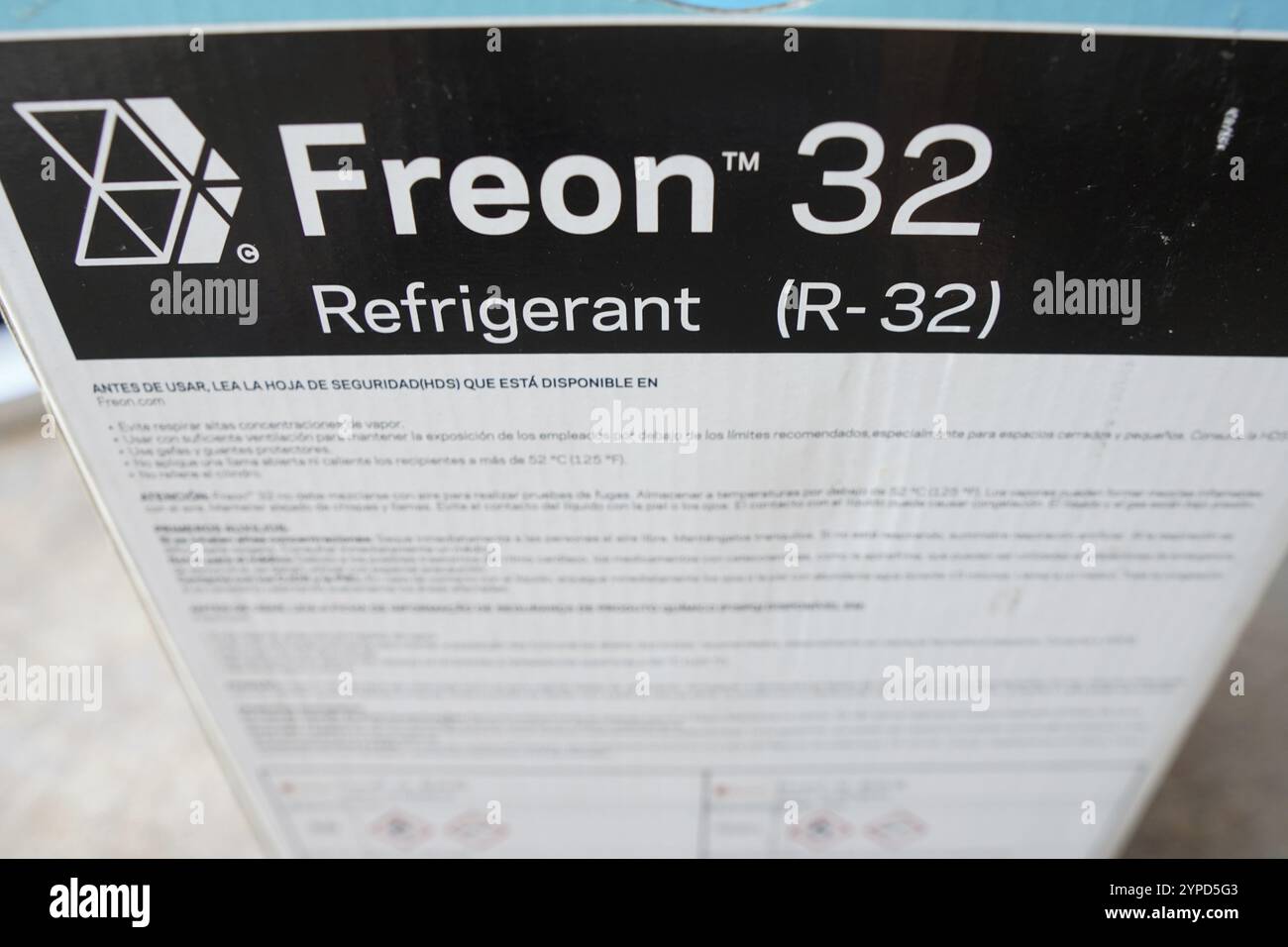 May 4, 2024, Brazil. In this photo illustration, the packaging of R-32 ...