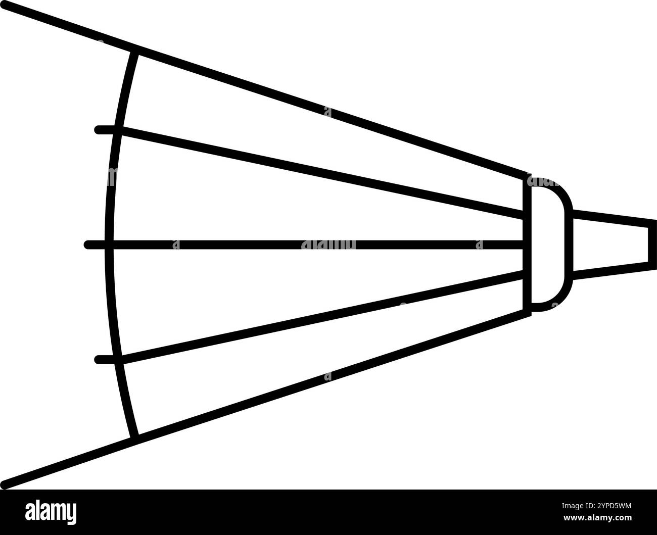 bellows blacksmith line icon vector illustration Stock Vector Image ...