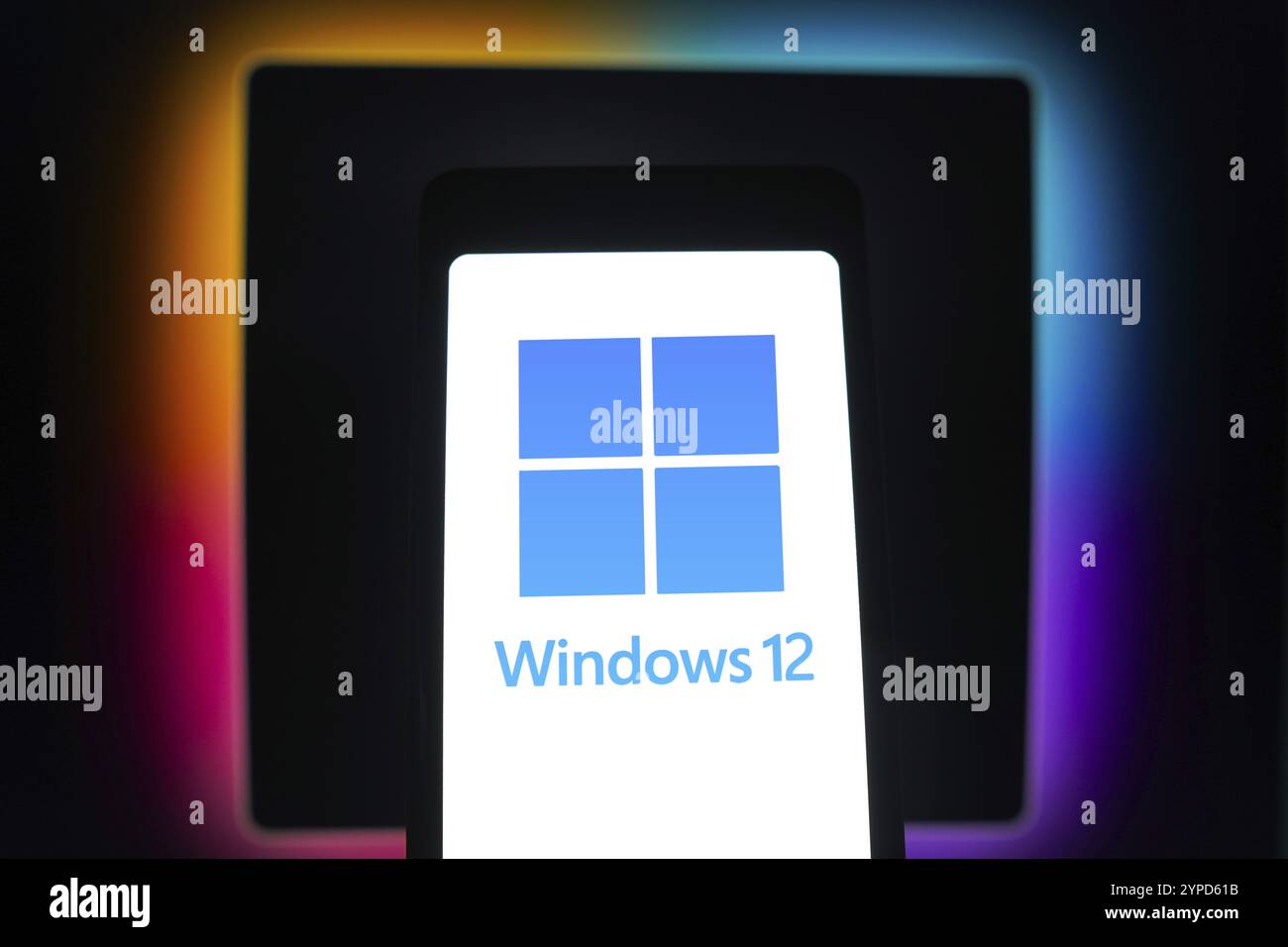 April 12, 2024, Brazil. In this photo illustration, the Windows 12 logo ...