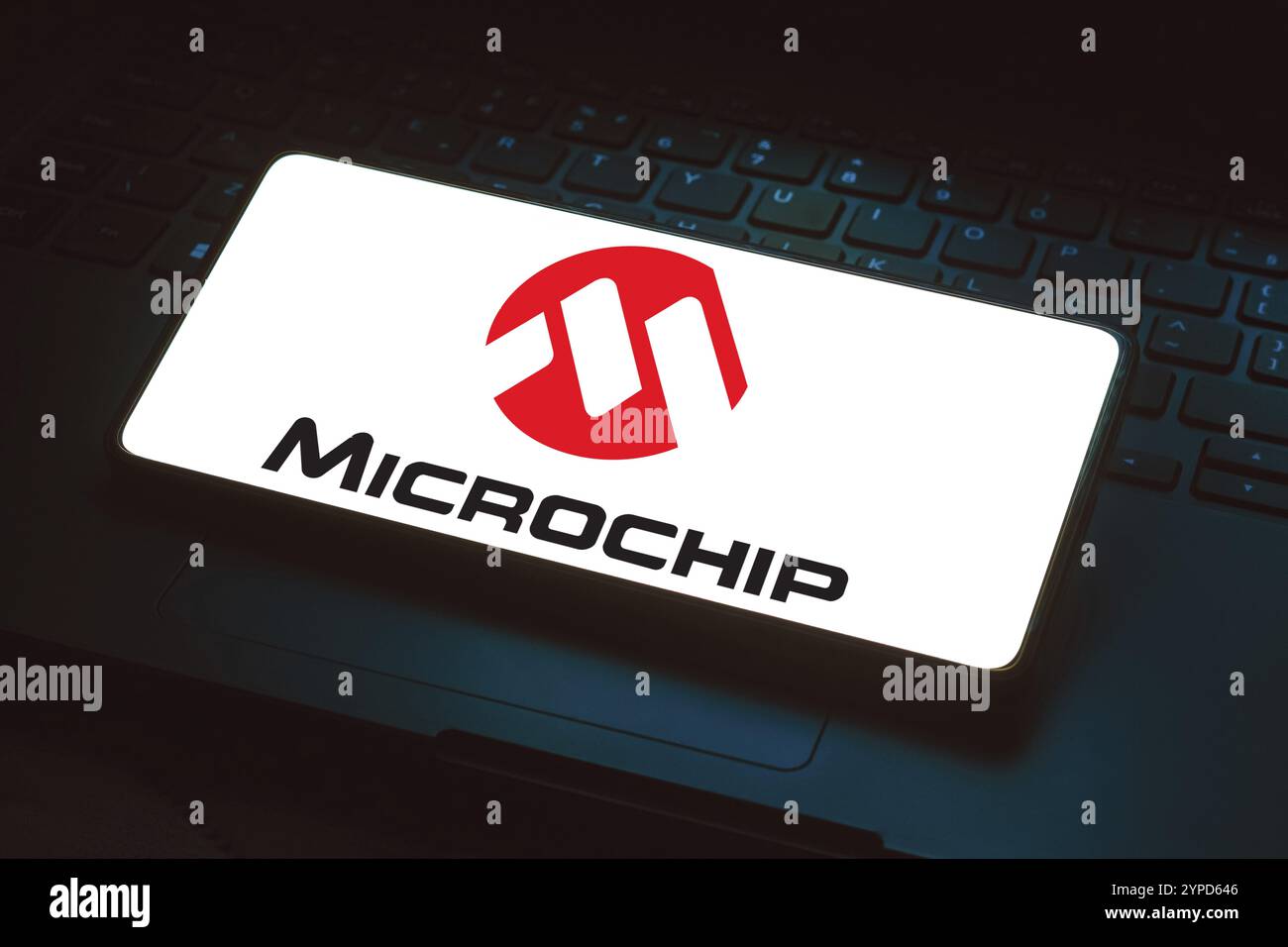 May 10, 2024, Brazil. In this photo illustration, the Microchip ...
