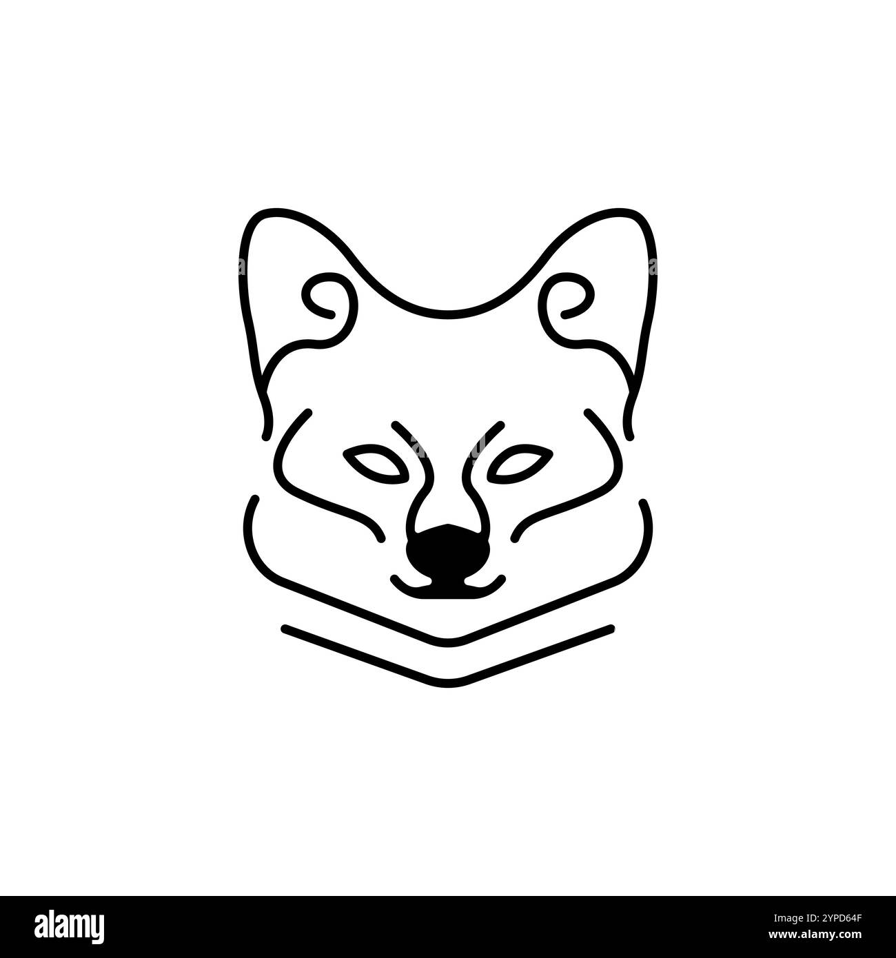 Fox branding icon. Fox vector icon design. Fox isolated on white ...