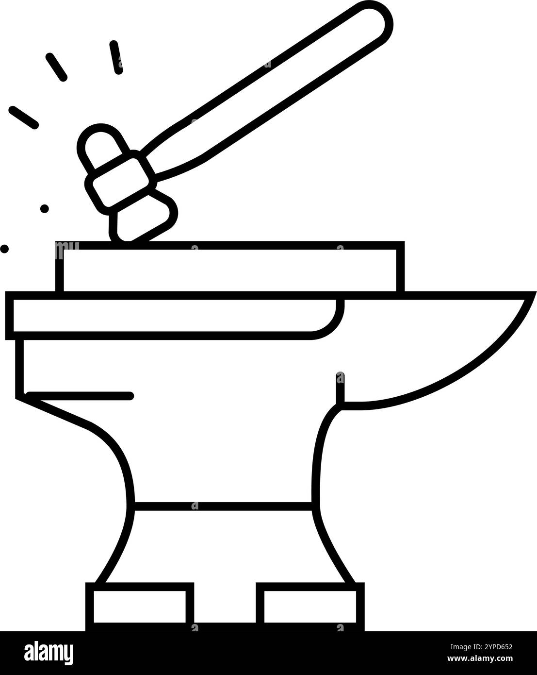 Black smithing Stock Vector Images - Alamy