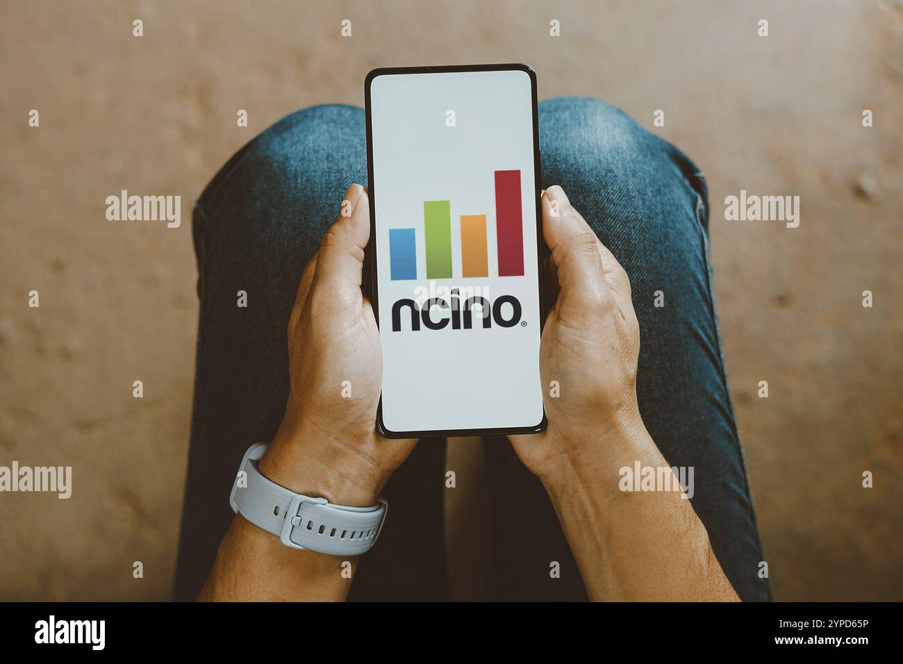 January 24, 2024, Brazil. In this photo illustration, the nCino, Inc ...