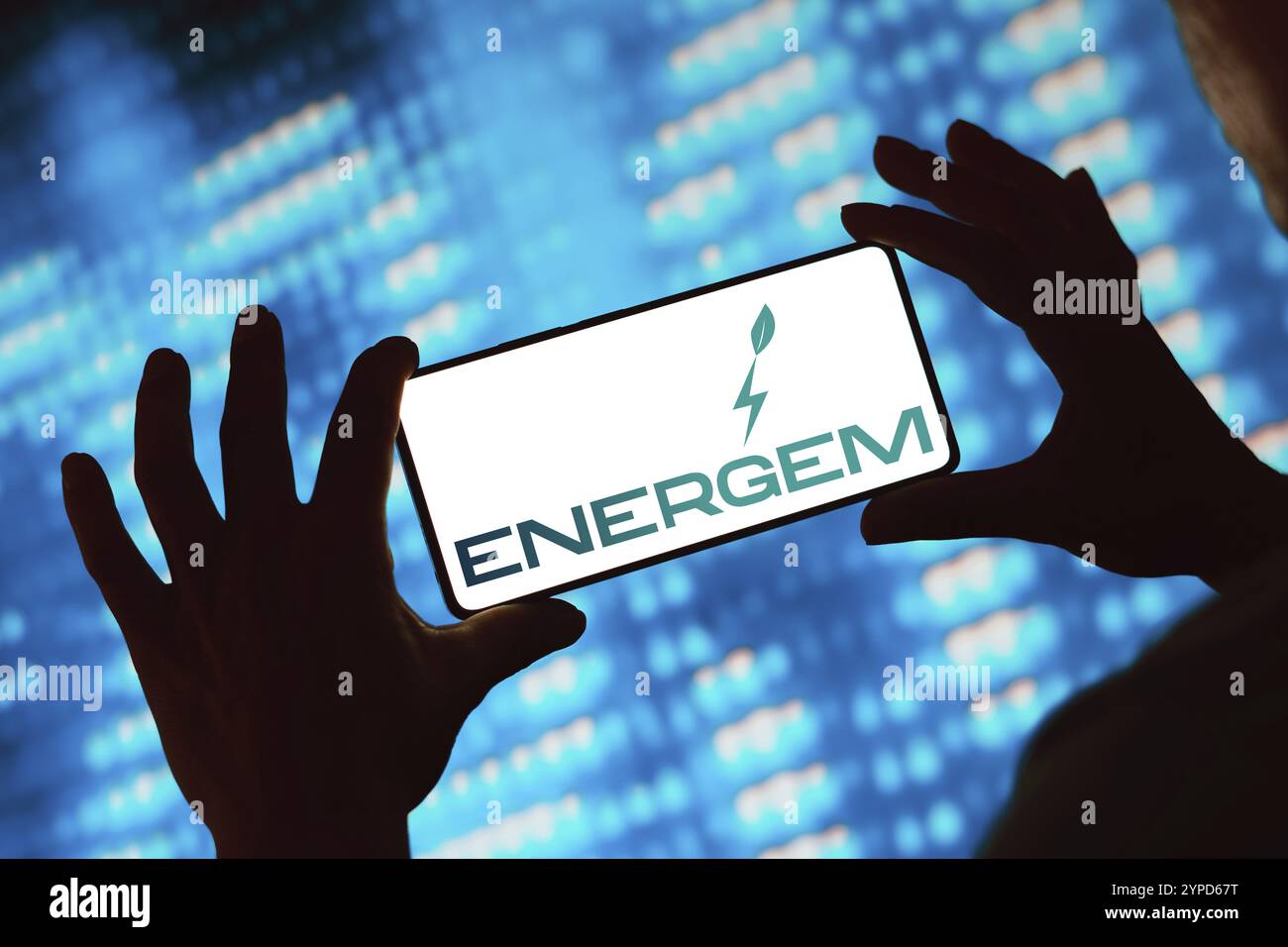March 11, 2024, Brazil. In this photo illustration, the Energem Corp ...