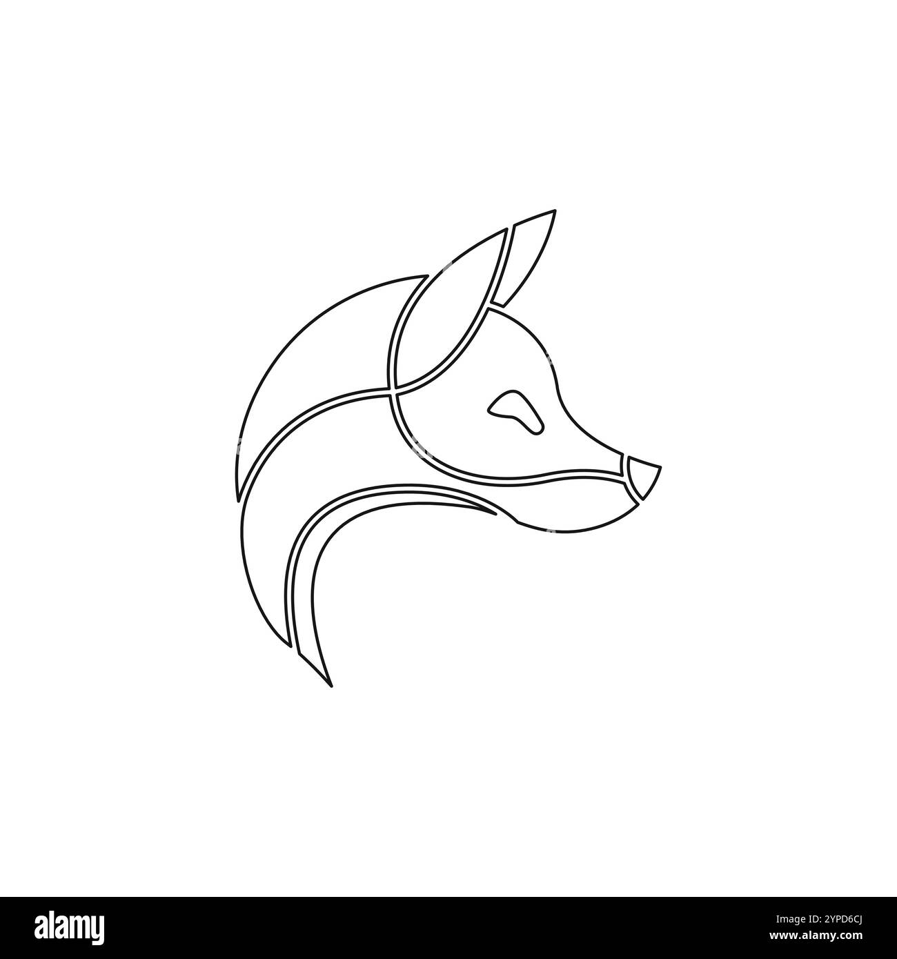Fox branding icon. Fox vector icon design. Fox isolated on white ...