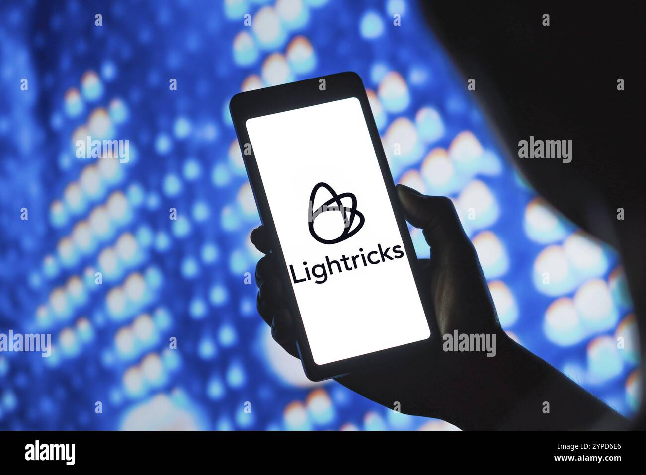 April 15, 2024, Brazil. In this photo illustration, the Lightricks logo ...