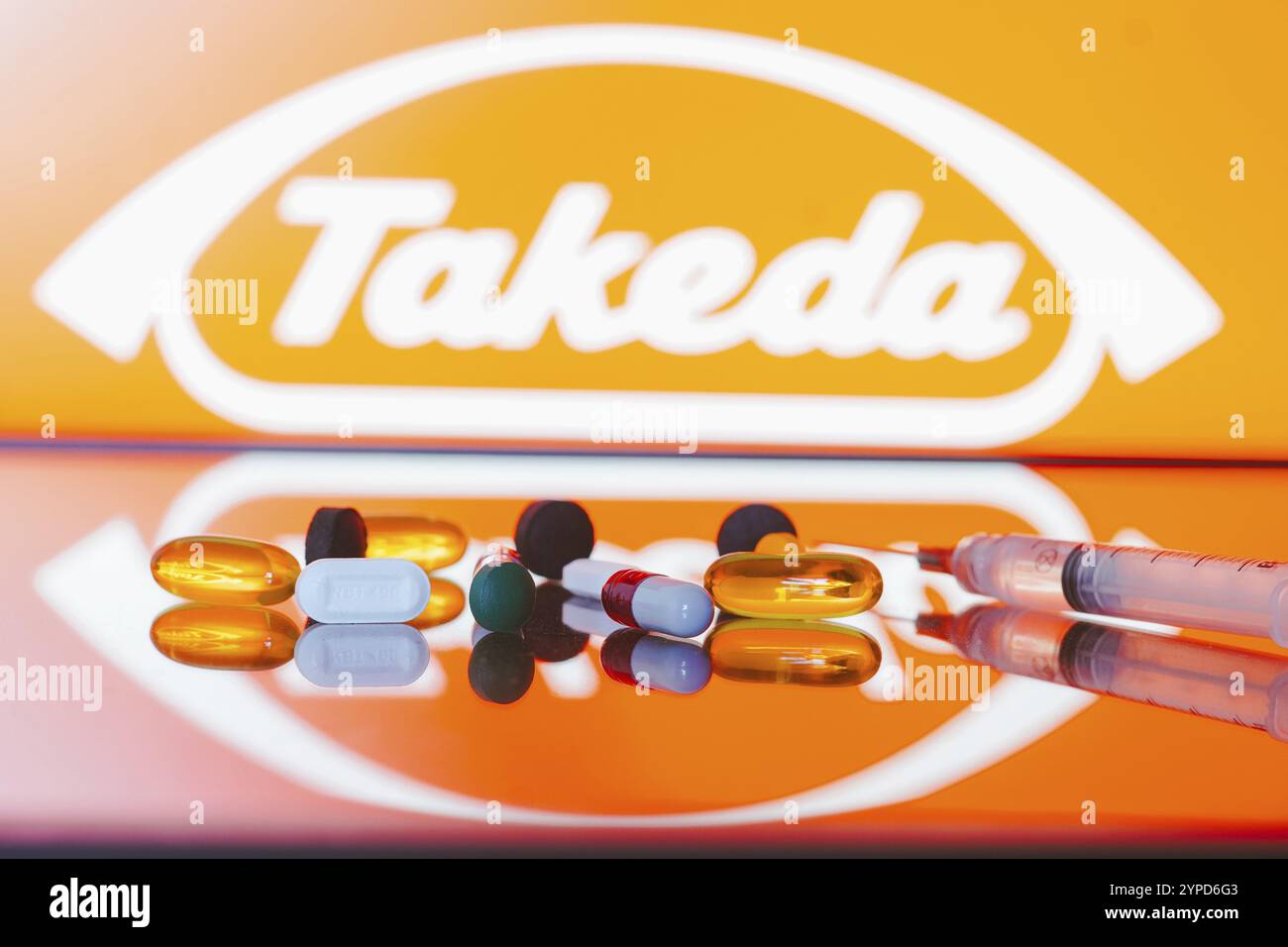 May 27, 2024, Brazil. In this photo illustration, the Takeda ...