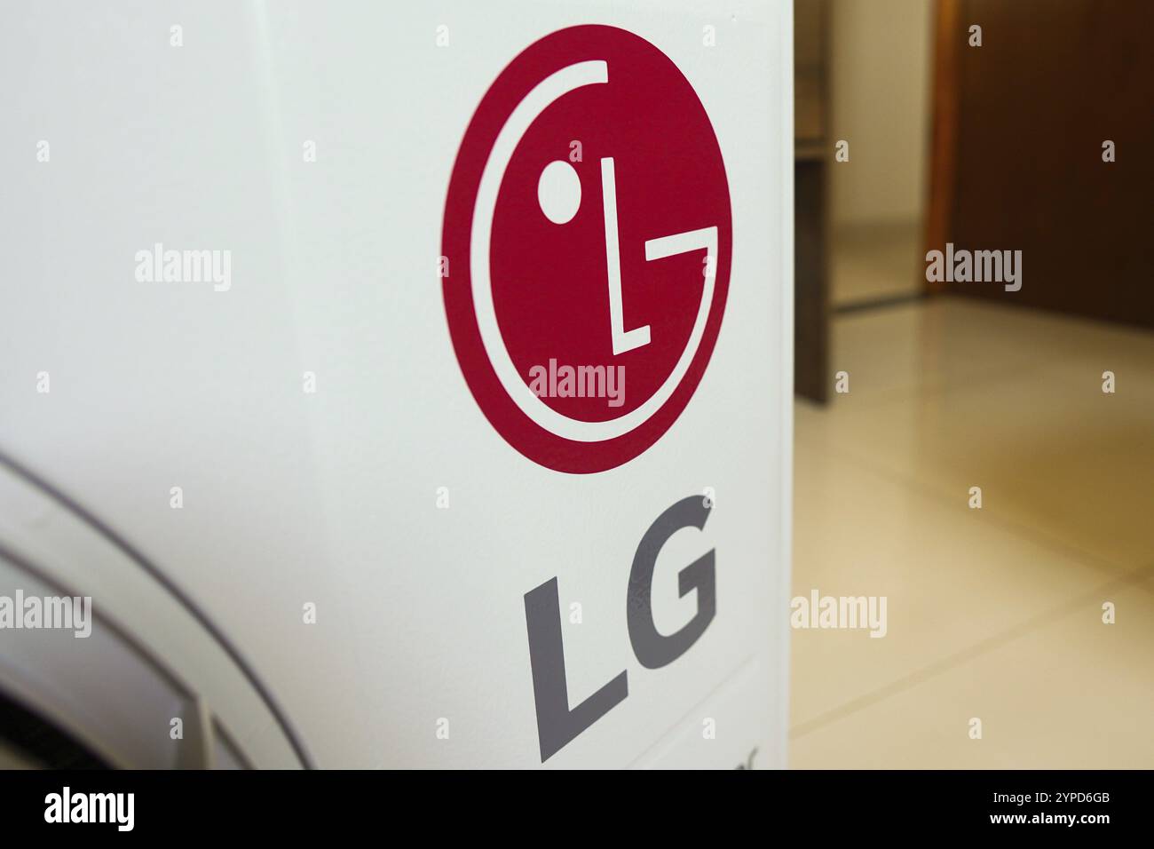 May 4, 2024, Brazil. In this photo illustration, the LG logo is ...
