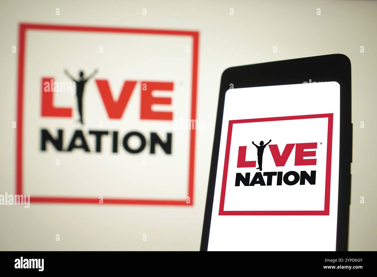 May 28, 2024, Brazil. In this photo illustration, the Live Nation ...