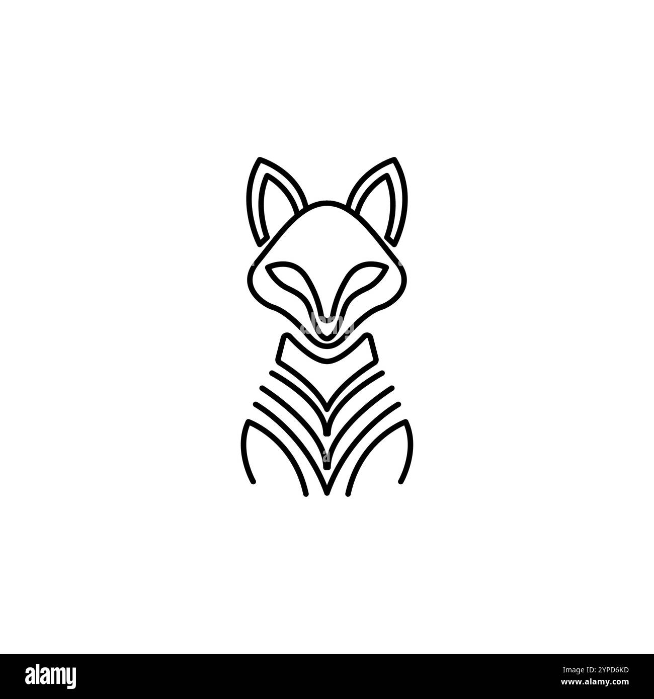 Fox branding icon. Fox vector icon design. Fox isolated on white ...