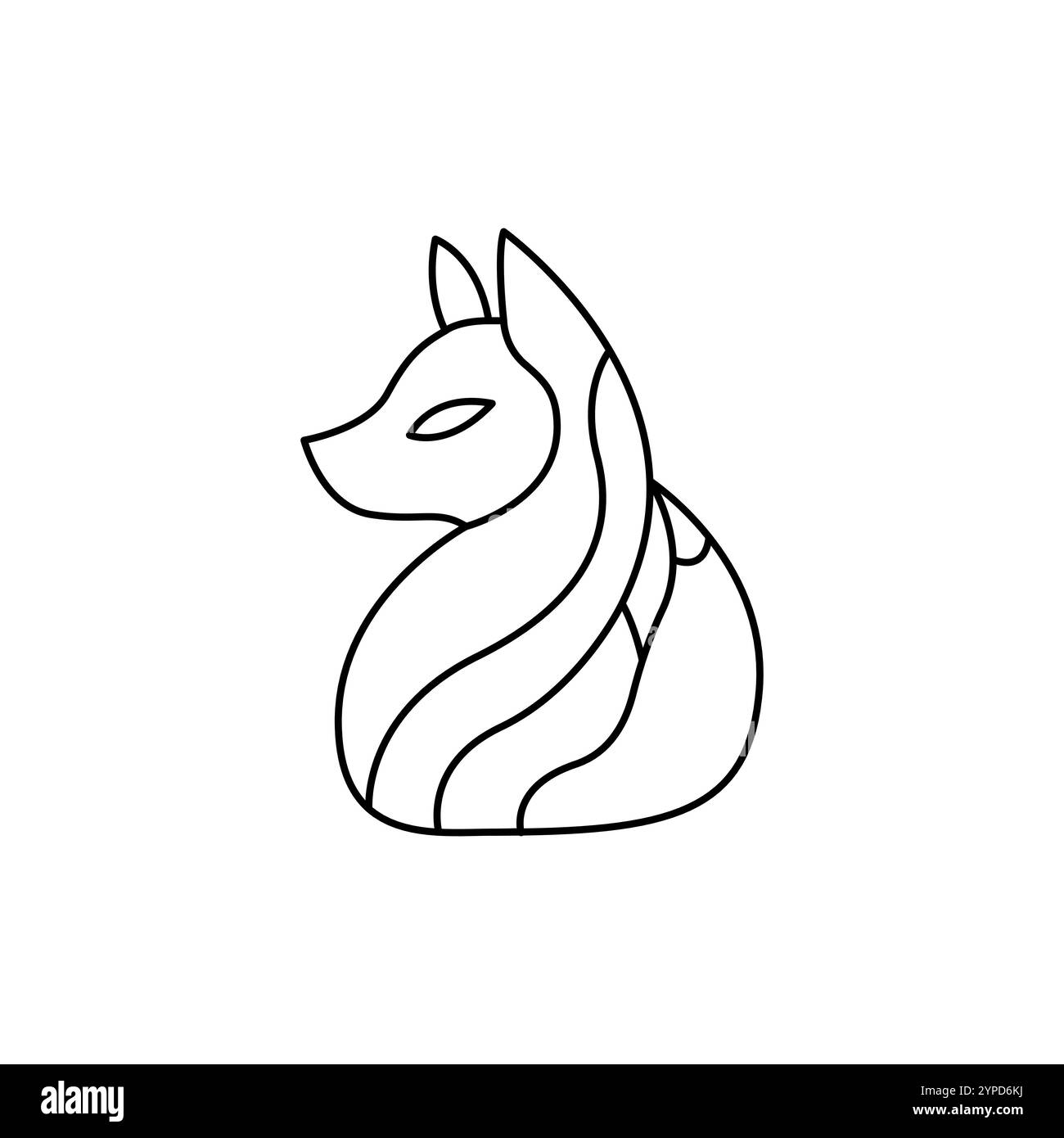 Fox branding icon. Fox vector icon design. Fox isolated on white ...