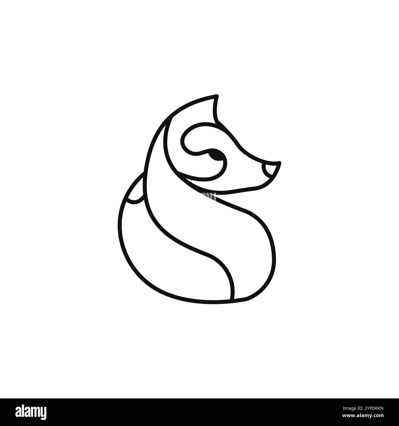 Fox branding icon. Fox vector icon design. Fox isolated on white ...