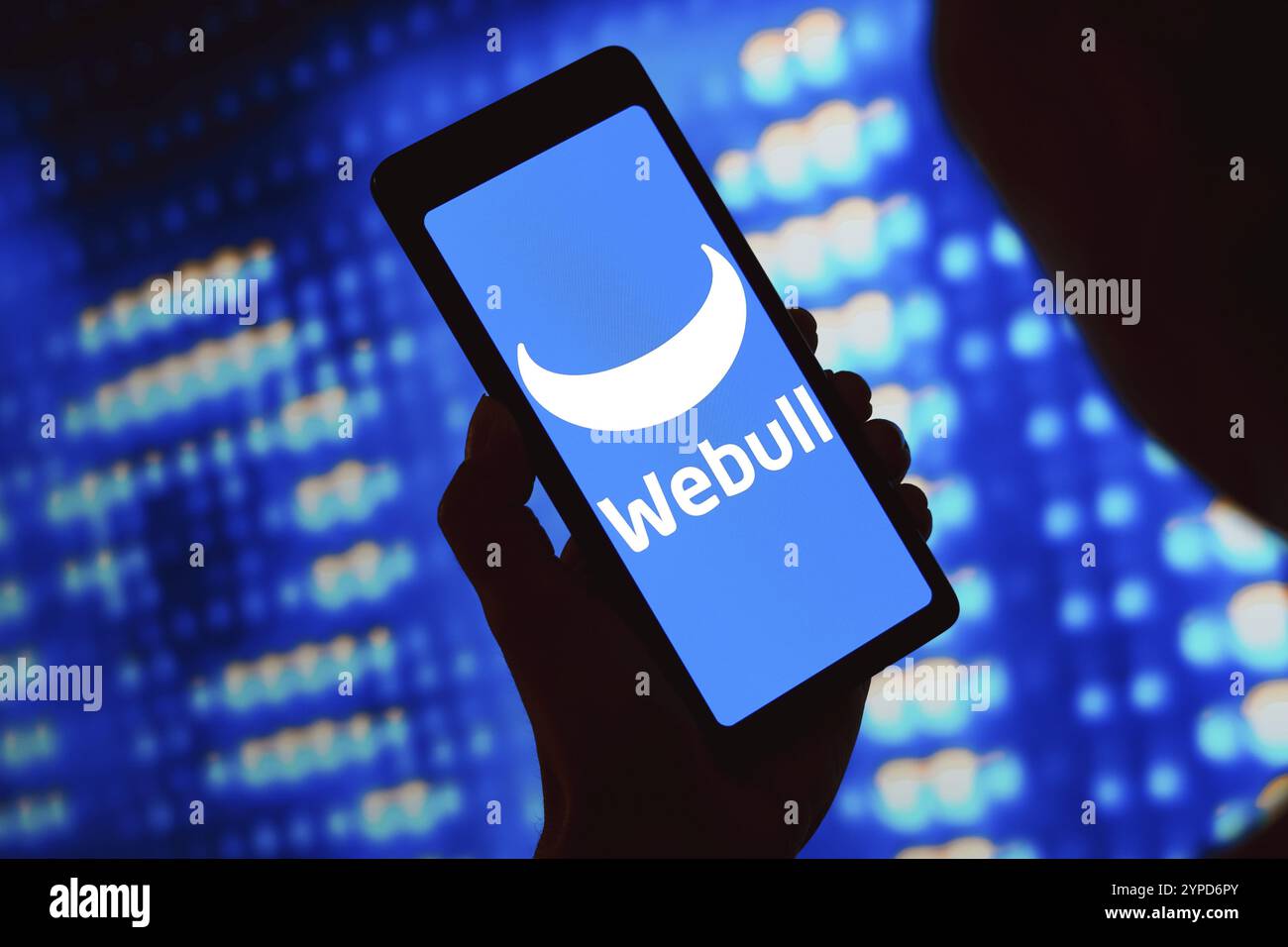 March 4, 2024, Brazil. In this photo illustration, the Webull ...