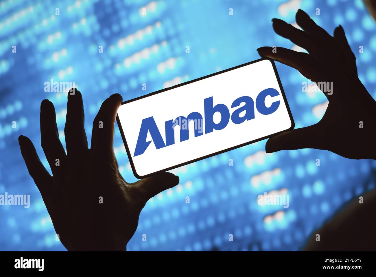 February 24, 2024, Brazil. In this photo illustration, the Ambac ...