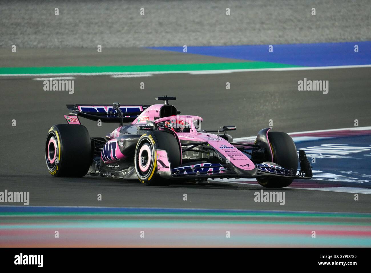 Doha, Qatar. 28th Nov, 2024. Esteban Ocon (FRA) - Alpine F1 Team ...