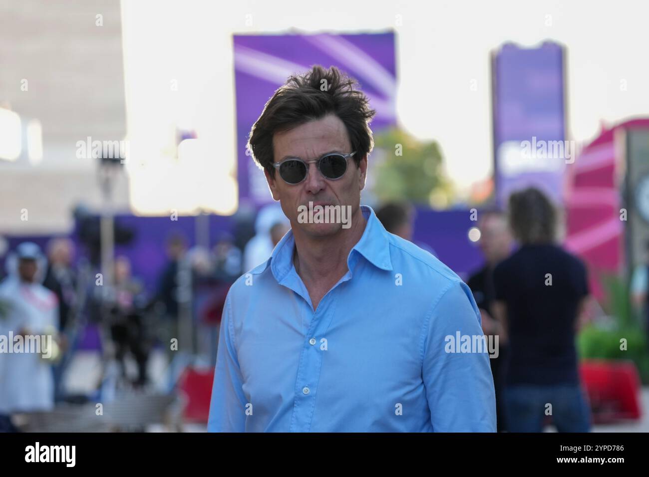 Doha, Qatar. 28th Nov, 2024. Toto Wolff (AUT) - Mercedes F1 Team ...