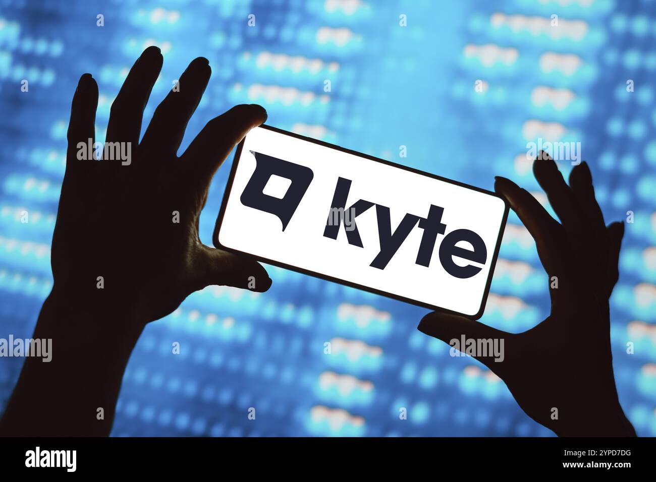 February 20, 2024, Brazil. In this photo illustration, the Kyte ...