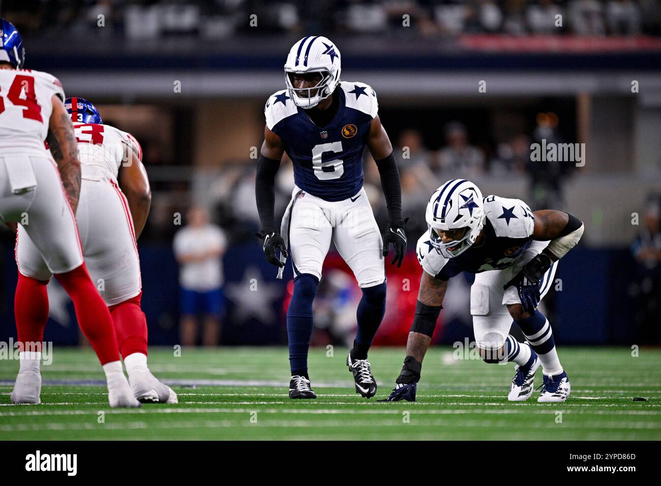 Dallas Cowboys safety Donovan Wilson (6) and linebacker Micah Parsons ...