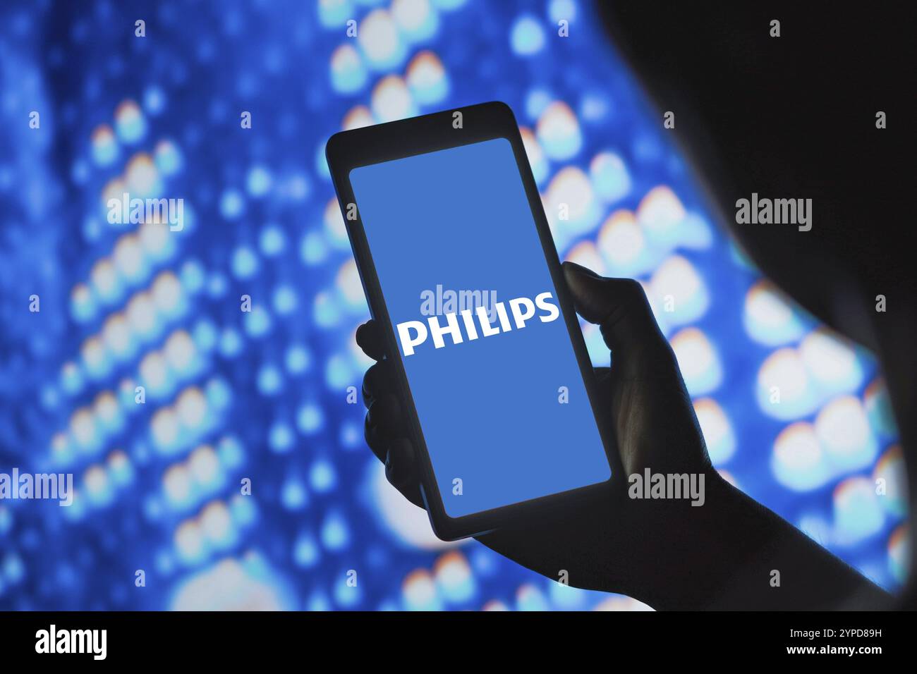 April 29, 2024, Brazil. In this photo illustration, the Philips logo is ...