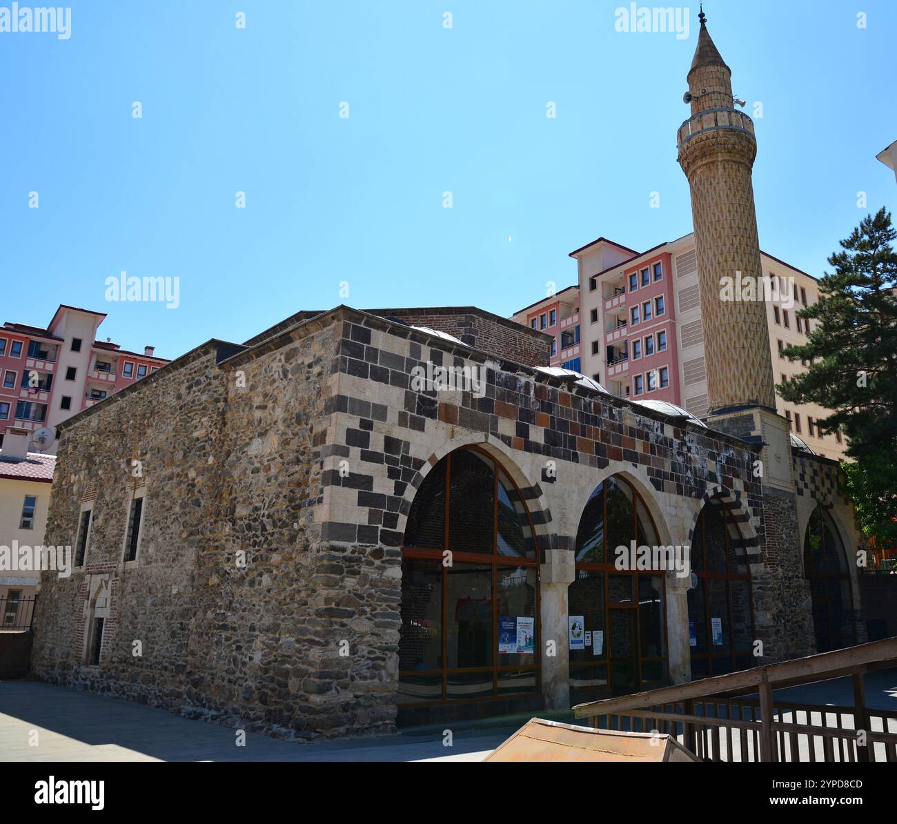 The Grand Mosque, located in Mus, Turkey, was built in the 14th century ...