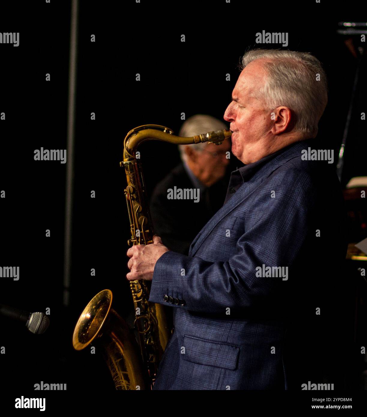 Scott Hamilton at Herts Jazz club Stock Photo - Alamy