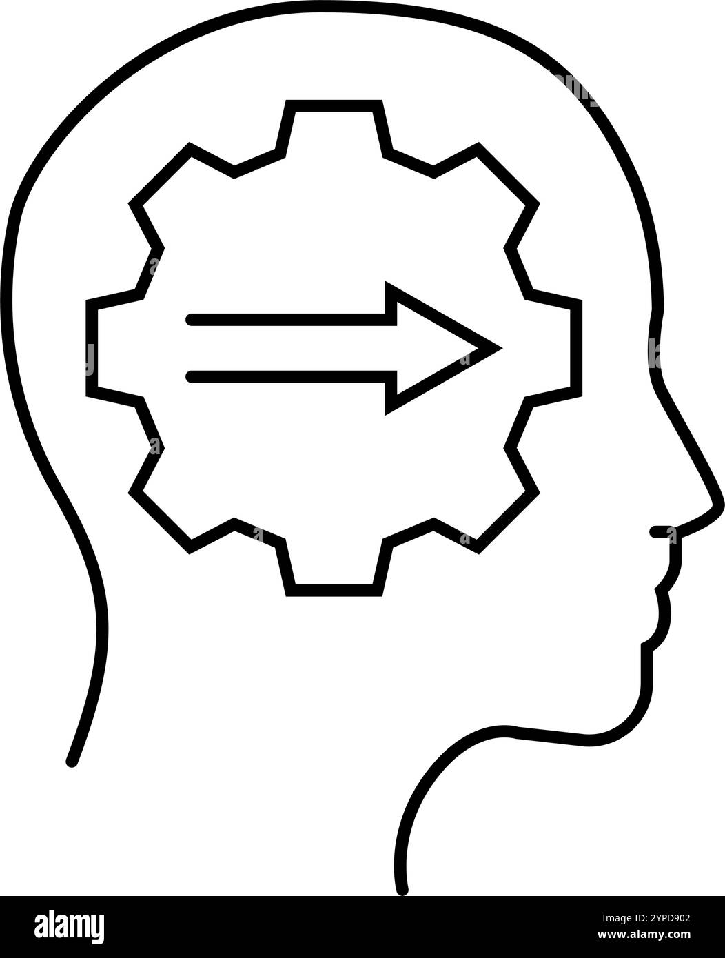 intentionality minimalism lifestyle line icon vector illustration Stock ...