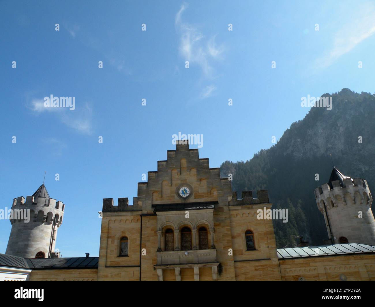 Neuschwanstein castle, Schwangau, Bavaria, Germany, Europe Stock Photo ...