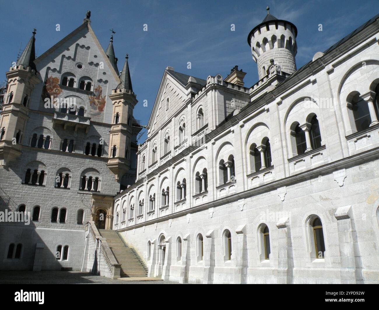 Neuschwanstein castle, Schwangau, Bavaria, Germany, Europe Stock Photo ...