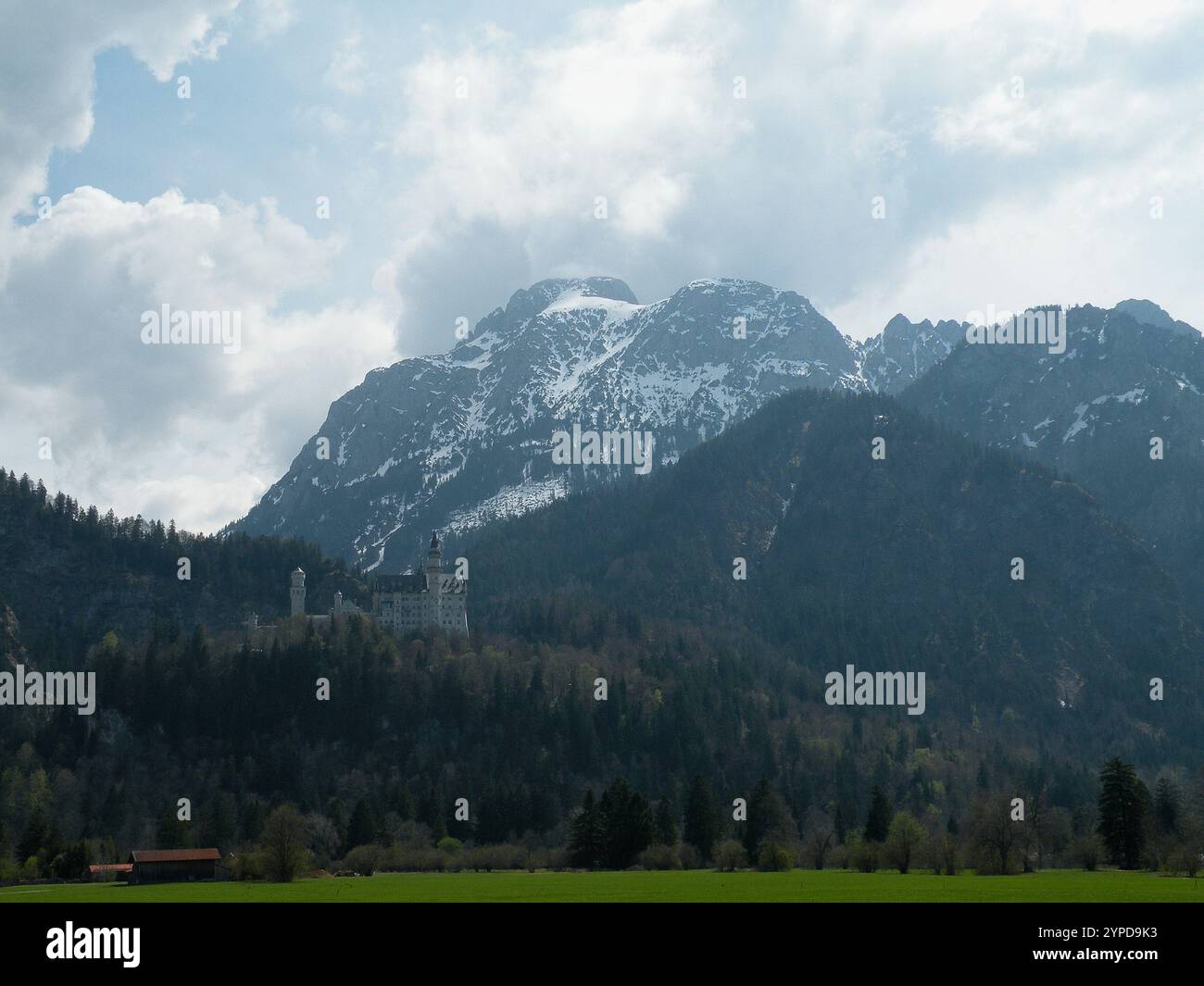Neuschwanstein castle, Schwangau, Bavaria, Germany, Europe Stock Photo ...